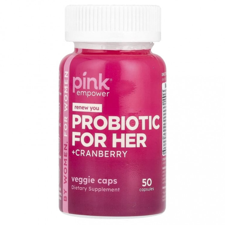 Pink, Probiotic for Her + Cranberry`` 50 капсул c доставкой с iHerb.com