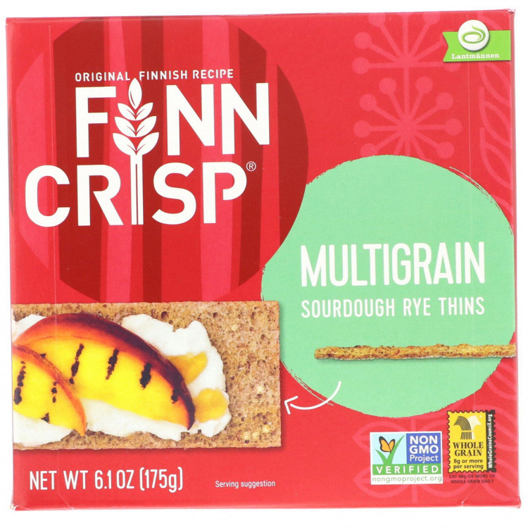 Finn Crisp, Multigrain Thin Crispbread, 6.2 oz c доставкой с iHerb.com