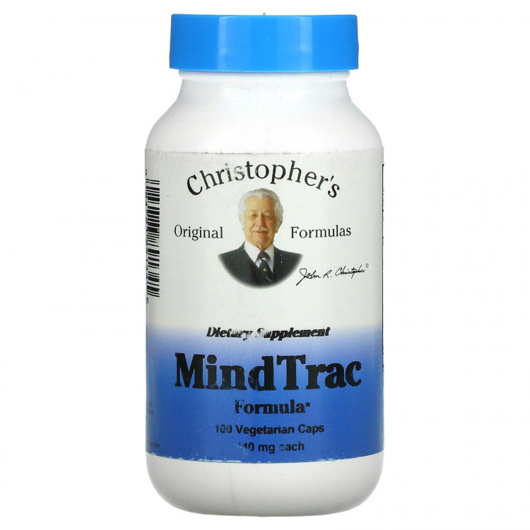 Christopher's Original Formulas, MindTrac Formula, 440 мг, 100 ...