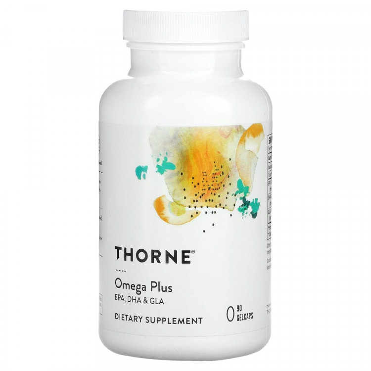 Thorne Research, Omega Plus, 90 желатиновых капсул c доставкой с iHerb.com